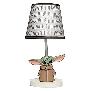 Lambs & Ivy Star Wars The Child/Baby Yoda Nursery Lamp with Shade and Bulb
