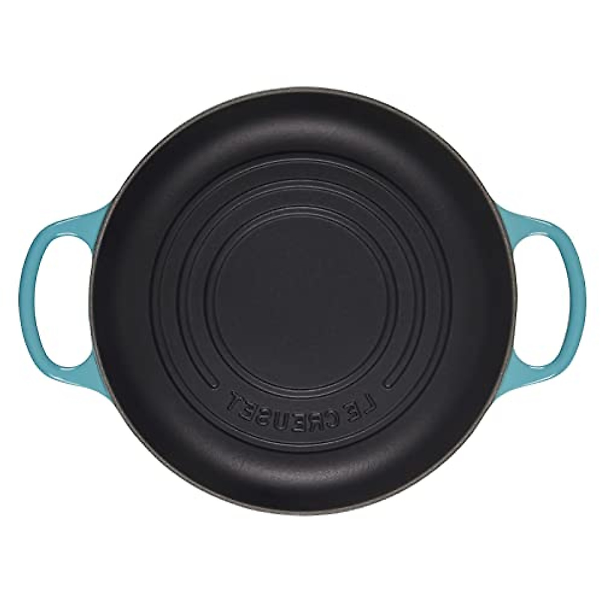 Le Creuset 9 1/2 in. Bread Oven Enameled Cast-iron Bundle with Oil & Vinegar Set and Spoon Rest - Caribbean