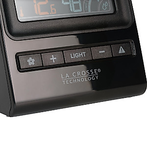 La Crosse Technology Digital Multi-Color Wireless Forecast Station, Black