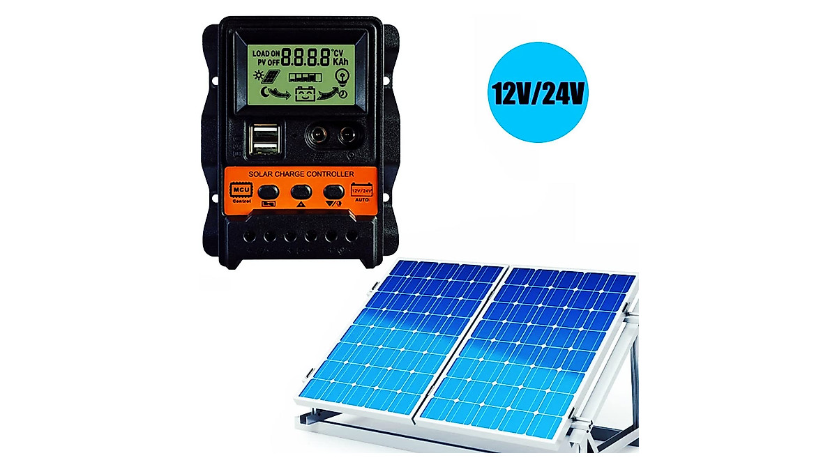 20A Solar Charge Controller with USB Ports - Upgrade Now