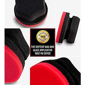 Adam's Red Hex Grip Applicator (for Brilliant Glaze)