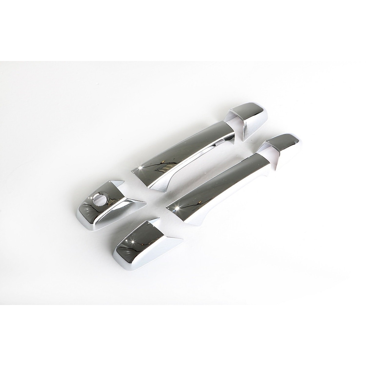 Auto Ventshade 685210 Chrome Door Handle Covers, 4-Door Set for 2007-2013 Silverado/Sierra 1500 & Avalanche, 2007-2014 Silverado/Sierra 2500HD, 3500HD, Suburban, Tahoe, Yukon