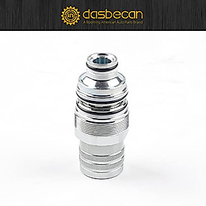 Dasbecan Female Hydraulic Coupler Compatible with Kubota SVL75 SVL75-2 Bobcat 753 763 773 863 864 883 S130 S150 S160 S175 S185 S205 S220 S250 S300 S330 Replaces 6680018 V0511-77150 84390118