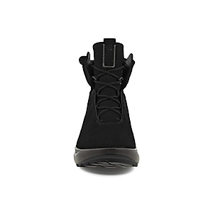 Ecco Outdoor womens Solice Mid-cut Gore-tex Water Proof Insulated Snow Boot, Black Nubuck, 10-10.5 US