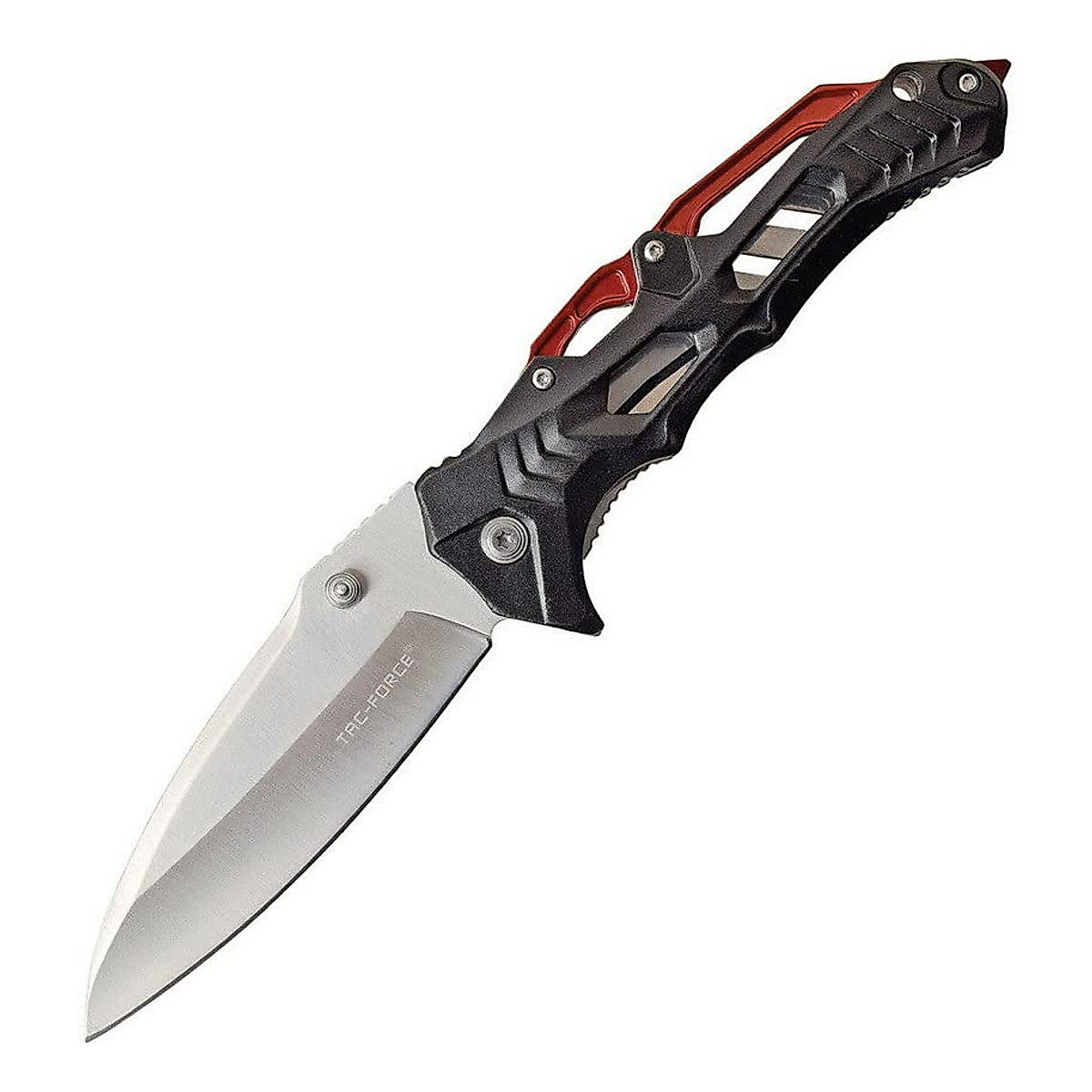 Linerlock A/O Black Handle Red Backspacer 3cr13 Stainless Steel Open Folding Pocket Knife 1005brd Outdoor Survival Hunting Knife by Survival Steel