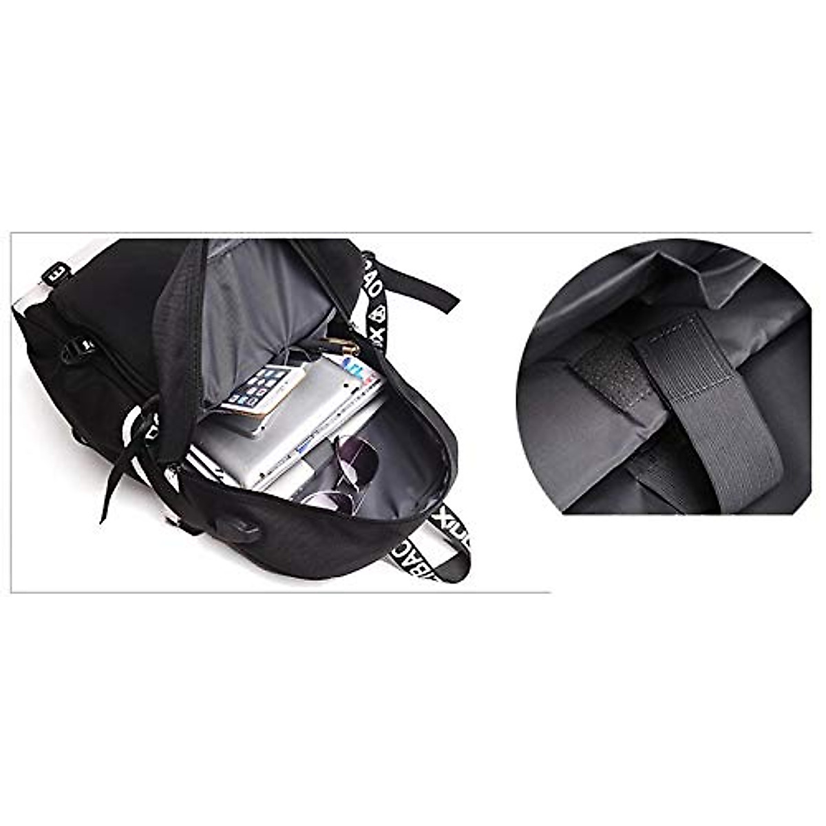 Vercico Grandmaster of Demonic Cultivation Backpack USB Charging Port Schoolbag for Carrying Books, Stationery and Laptops