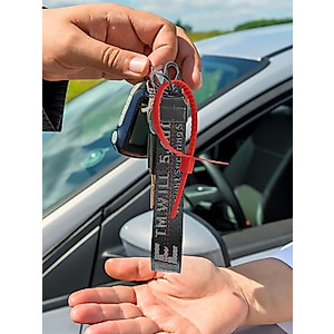 AllStyle By Patel Compatible Wristlet Strap for Key, Classic Hand Wrist Keychain Lanyard Key Chain Holder for Men and Women (1, Rubber - Black)