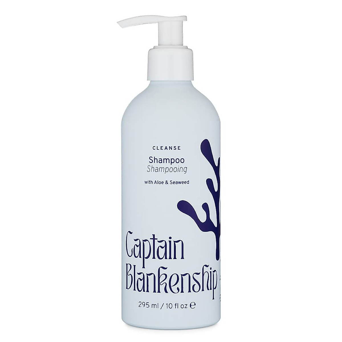 Captain Blankenship Cleanse Shampoo | Nourishes, Hydrates & Restores Shine to Dry, Dull Hair | Color-Safe, Organic, Sulfate-Free, Vegan Haircare - 10 oz