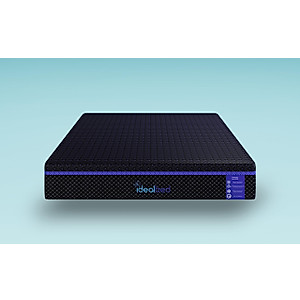 iDealBed S4 Nebula Luxury Hybrid Mattress, Back Aligning Support, Cooling Temperature Regulation Tech, Motion Isolation CustomComfort Coils (Medium Soft, Twin XL)