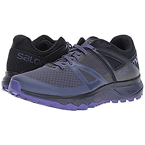 Salomon Women's Trailster Trail Running Shoes, Crown Blue/Navy Blazer/Purple Opulence, 6