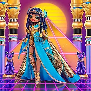 LOL Surprise OMG Fierce Collector Cleopatra Fashion Doll- Limited Edition 11.5" Premium Collector Doll with Luxe Blue & Gold Royal Outfit Accessories, Holiday Toy, Great Gift for Ages 4 5 6+ Years Old