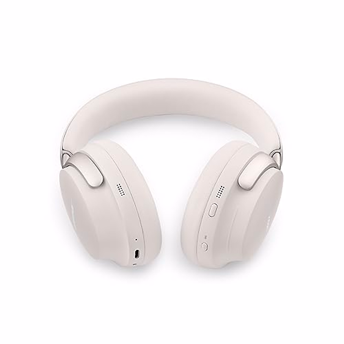 Bose QuietComfort Ultra Wireless Noise Cancelling Headphones with Spatial Audio, Over-the-Ear Headphones with Mic, Up to 24 Hours of Battery Life, White Smoke