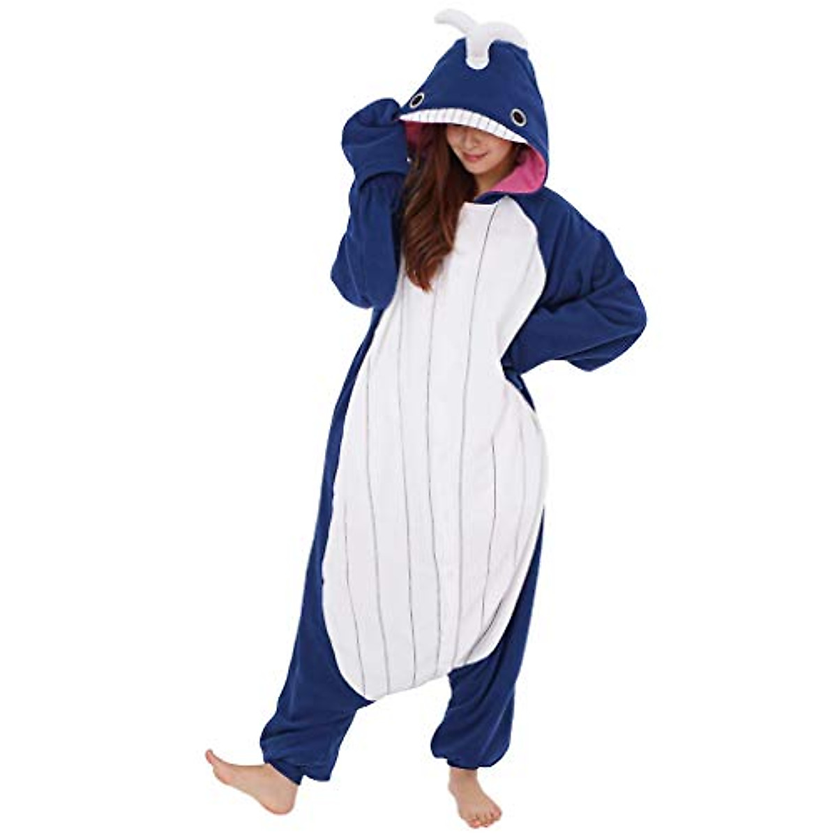 SAZAC Whale Kigurumi Onesie Costume Blue