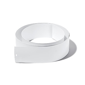 White Vertical Blinds Replacement Slats, for Doors and Windows. Easy Install Standard Replacement, 82.5” Long (2)