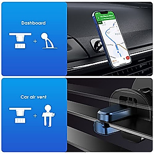 odbowuge Magsafe Car Mount for iPhone 14/13,Mag Safe Accessories , iPhone 14 Car Mount Dashboard Air Vent,Mag Safe Vent Mount Fit for iPhone 12 Pro Max Mini MagSafe Case