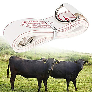 Cattle Weight Measuring Tape, 2.5m Livestock Tape Measure, Soft PVC Animal Bust Weight Contrast Ruler Farm Equipment for Pig Cattle Horse Pony Pig
