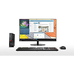 Lenovo ThinkCentre M910q Tiny Desktop Computer Mini PC, Quad Core i5 6500T up to 3.1GHz,16GB DDR4 RAM,256GB NVMe M.2 SSD,WiFi Bluetooth,Wireless Keyboard and Mouse,Windows 10 Pro (Renewed)