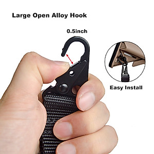 LANHE TACTICAL 550 Paracord 2 Point Rifle Sling with Shoulder Pad, Adjustable Two Point Gun Strap