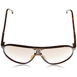 Carrera unisex adult Champion65 Sunglasses, Brown/Gray, 62mm 12mm US