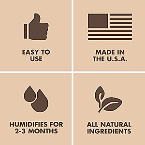 Boveda 69% Two-Way Humidity Control Packs for Storing Up to 25 Items – Size 60 – Single – Plastic & Wood Humidifier Boxes & Zip Lock Bags – Moisture Absorber – Humidifier Pack – Individually Wrapped