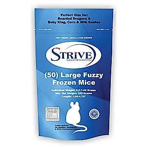 (50) Large Fuzzy Frozen Mice