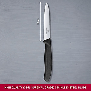 Victorinox Gemüsemesser SwissClassic, 10 cm, schwarz