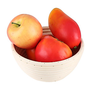 MAVIS LAVEN 8 Inch Bread Basket Round Proofing Basket for Bread Baking Dough Rising Rattan Basket (189cm)