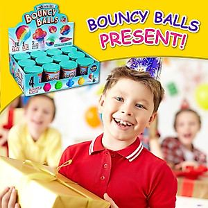 Bouncy Ball Kit Creative Party Favors for Kids, FunKidz Make Your Own Magic Balls Individual 12 Bottles Pack Making Bouncy Balls DIY Craft Kit for Boys Girls