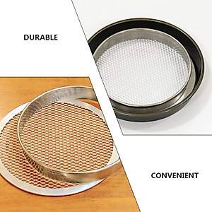 YARDWE Stainless Steel Muffin Rings Mousse Rings 9 inch Non Stick Pizza Cutter Rings Egg Pancake Rings Metal Tart Pastry Rings Molds for Cooking Baking Cakes Desserts Dough