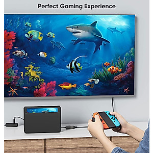 CableCreation HDMI to DisplayPort Adapter with USB Power, 4K X 2K@60Hz HDMI Male to DP Female Adapter Compliant with Xbox One/PS4/PS5