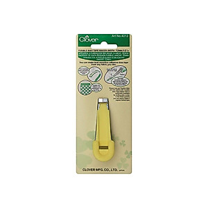 Clover Fusible Bias Tape Maker - Bundle of All 5 Sizes - 1/4" 3/8" 1/2" 3/4" 1" Set