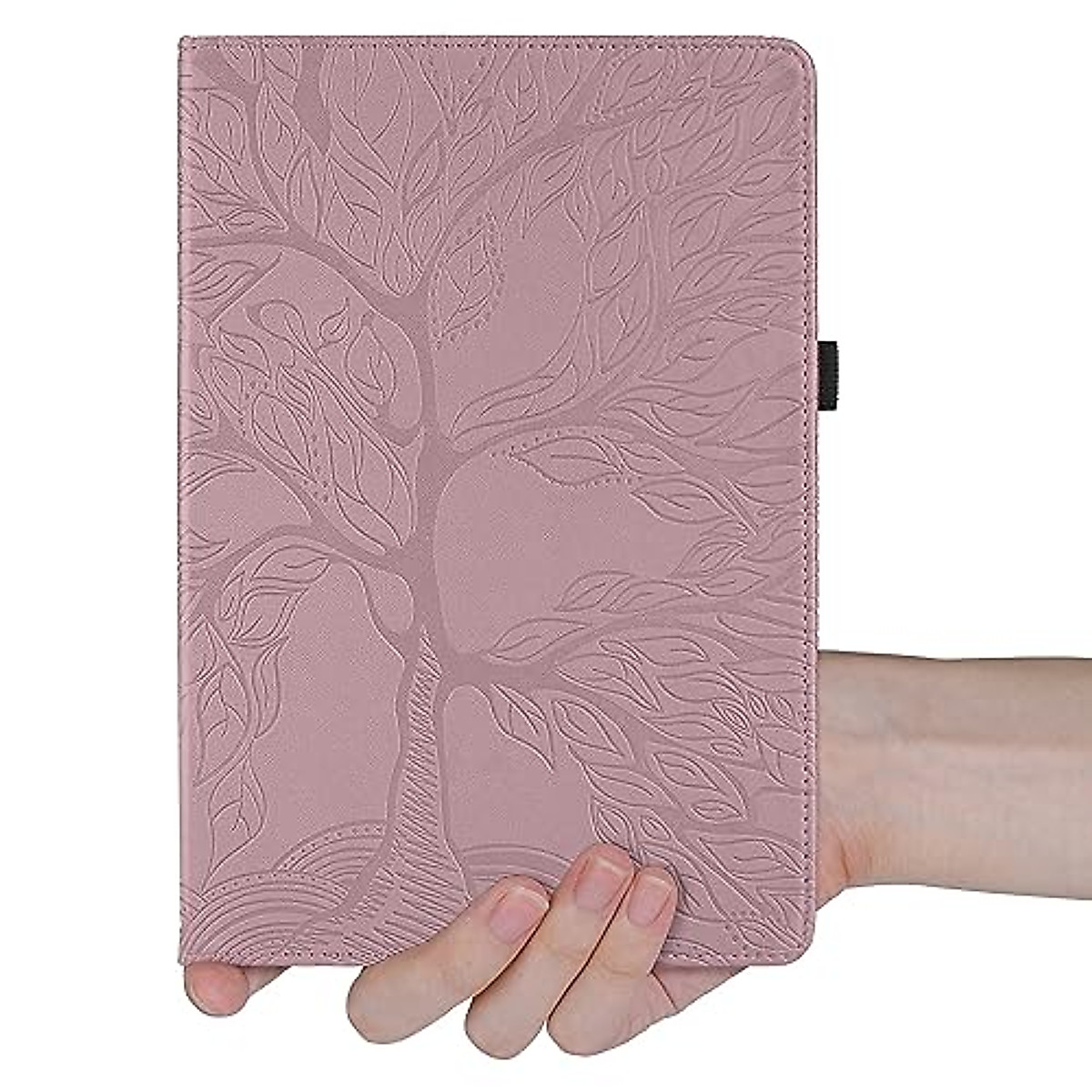 Tablet Case Cover Compatible With Samsung Galaxy Tab A8 10.5-Inch 2021 (SM-X200/X205/X207) Tablet Case 360 Degree Rotating Stand Foldable Tablet Case Tree Of Life Embossed Shell Full Protective Case (