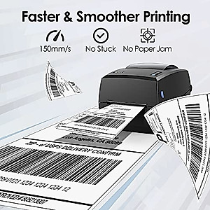 iDPRT Thermal Label Printer Desktop Label Printer for Shipping Packages, 6 IPS Label Maker Work with Windows & MAC, Compatible with USPS, Amazon, Ebay, etc.