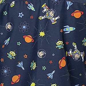 Disney Pixar Toy Story Buzz Lightyear Little Boys Button Down Dress Shirt 7-8