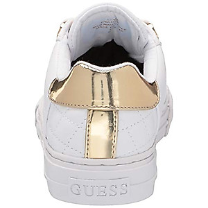 Guess Women's Loven Sneaker, White, 7.5