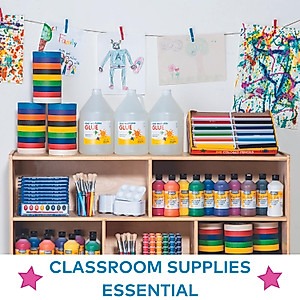 Clear Glue, 1 Gallon, Classroom, Art and Science Supplies, Great for Crafts, Slime and DIY at Home Projects