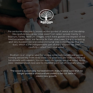 Honey Dipper, Olive Wood Honey Stick, Handcrafted Honey Spoon 6-Inches (6 Inch)