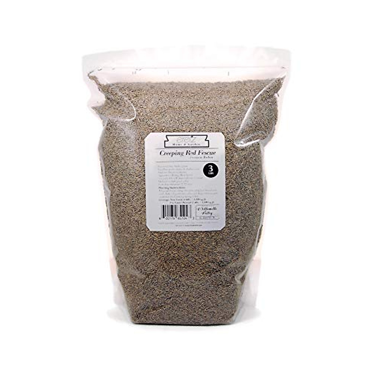 Creeping Red Fescue Seed by Eretz (3lb) - CHOOSE SIZE! Willamette Valley Oregon Grown, No Fillers, No Weed or Other Crop Seeds, Premium Shade Grass Seed.