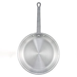 Winco AFP-8A Commercial-Grade Aluminium Fry Pan/Skillet, 8", Silver
