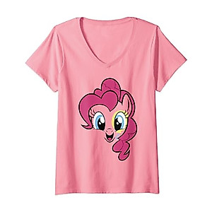 My Little Pony: Friendship Is Magic Pinkie Pie Big Face V-Neck T-Shirt