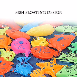 Magnetic Fishing Fun Children's Water Game 321OU Fun Billiard Toy-can be Used in Children's Swimming Pools, or Bath Toys for Children Aged 3 to 5, Outdoor and Indoor Carnivals (Large)