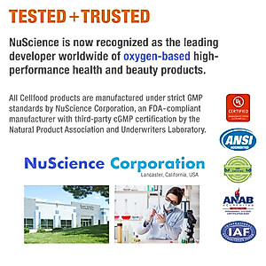 Cellfood Oxygen Gel, 2 fl oz - Nutrient Rich - Provides Moisture & Protection, Decreases Appearance of Fine Lines - Aloe Vera, Lavender Blossom Extract, Cellfood & Glycerine - Hypoallergenic, Non-GMO