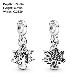 Pandora ME Jewelry Tree Dangle Cubic Zirconia Charm in Sterling Silver