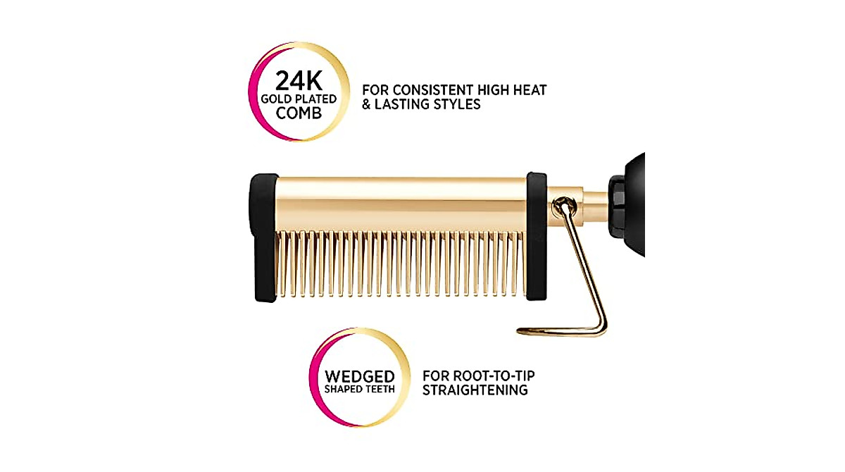 Gold N Hot Professional 24K Gold Styling Comb