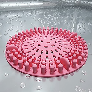 Tucana Hair Catch | Durable Silicon Hair Stopper | Shower Drain Cover | Sink Drain Strainer | Bathroom Accessories and Kitchen Gadgets | Sink Stopper | 4 Colors (4 of Pack)