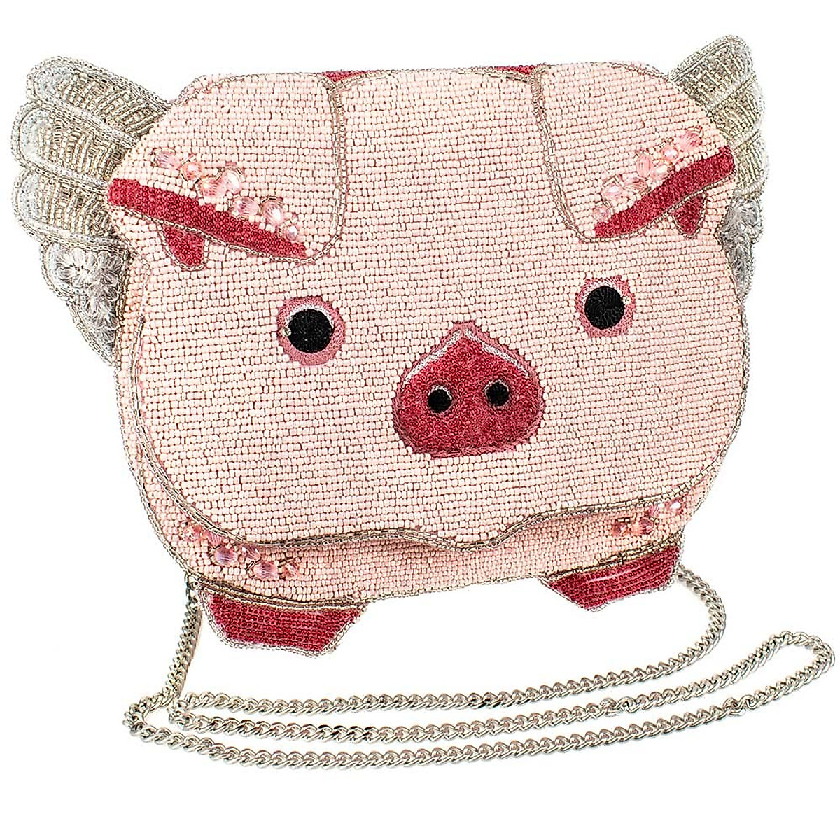 Mary Frances When Pigs Fly Crossbody Clutch