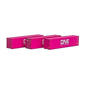 Athearn HO RTR 40' Corrugated HC Container ONE #2 3 ATH27039 HO Vehicles