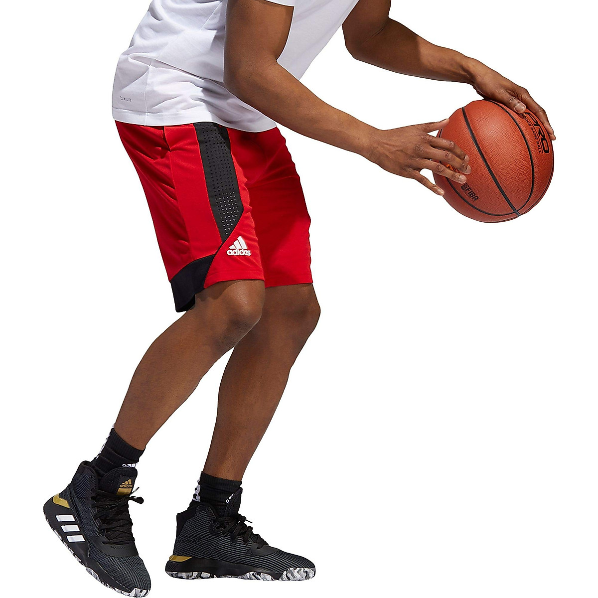 adidas Men’s Creator 365 Short, Scarlet, Small