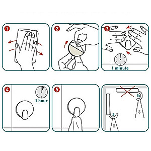 EEkiimy 50 Packs No Drill Hooks Heavy Duty Self Adhesive Hooks Hangers Wall Hooks Sticky Wall Hooks Heavy Duty 20lb Removable Kitchen Wall Stickers Towel Hooks Bathroom Hooks Wall Hooks No Damage