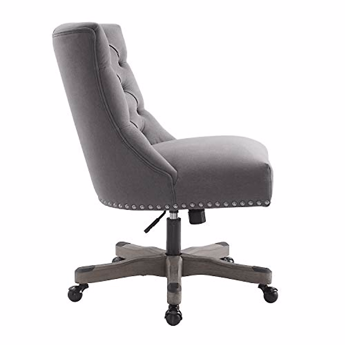 Linon Home Décor Honor Light Gray Office Chair, Grey